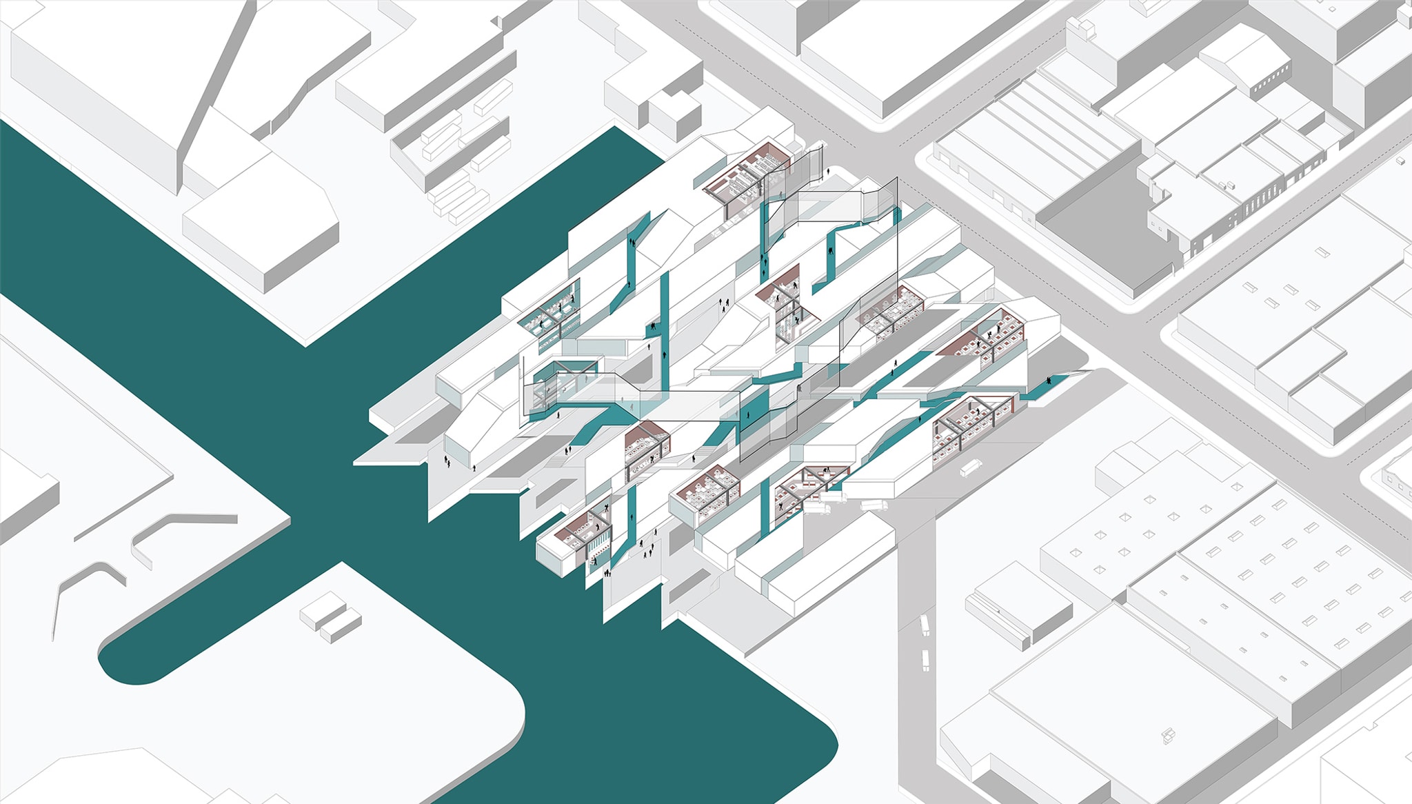 Axonometric Drawing - Columbia GSAPP
