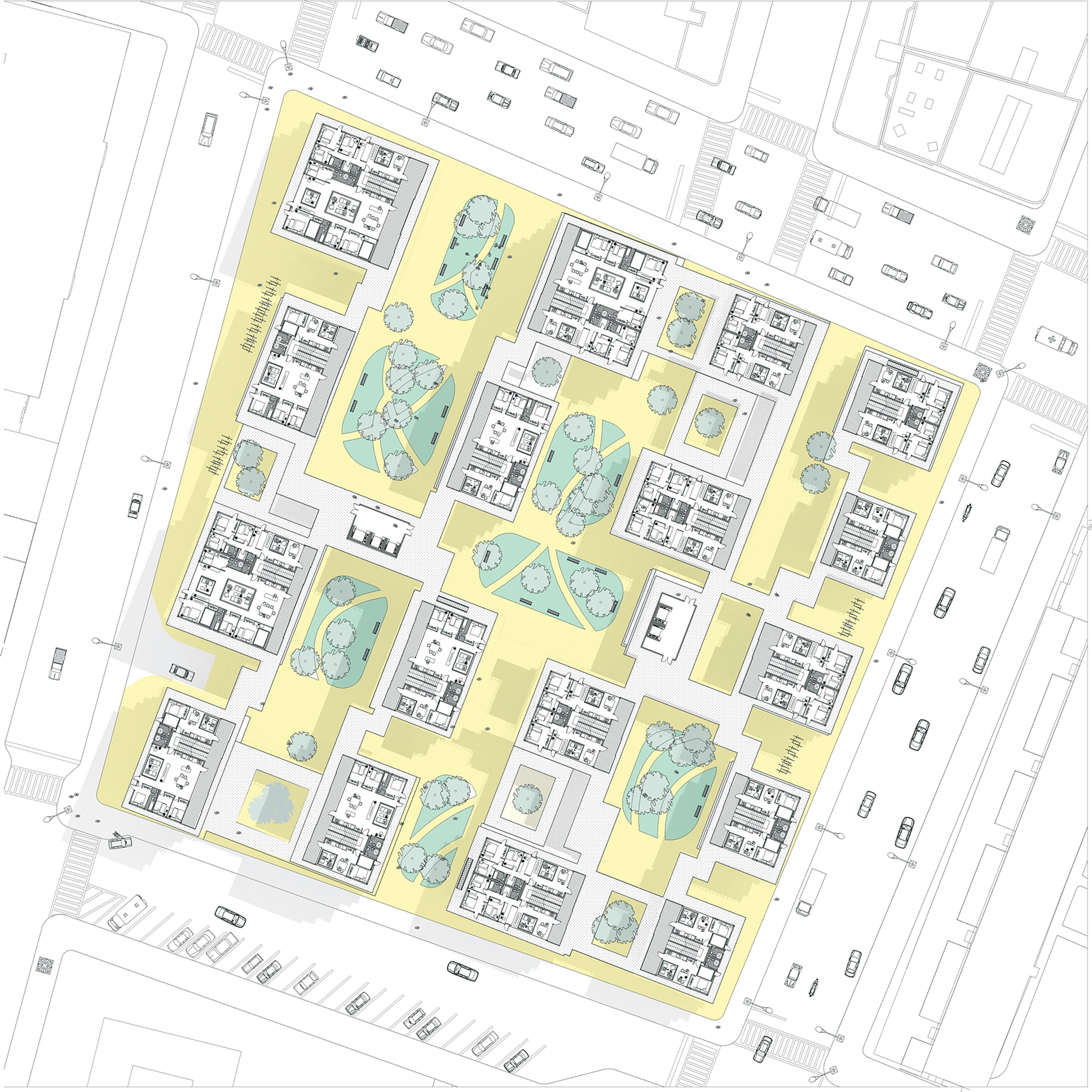 Plan Drawing - Columbia GSAPP