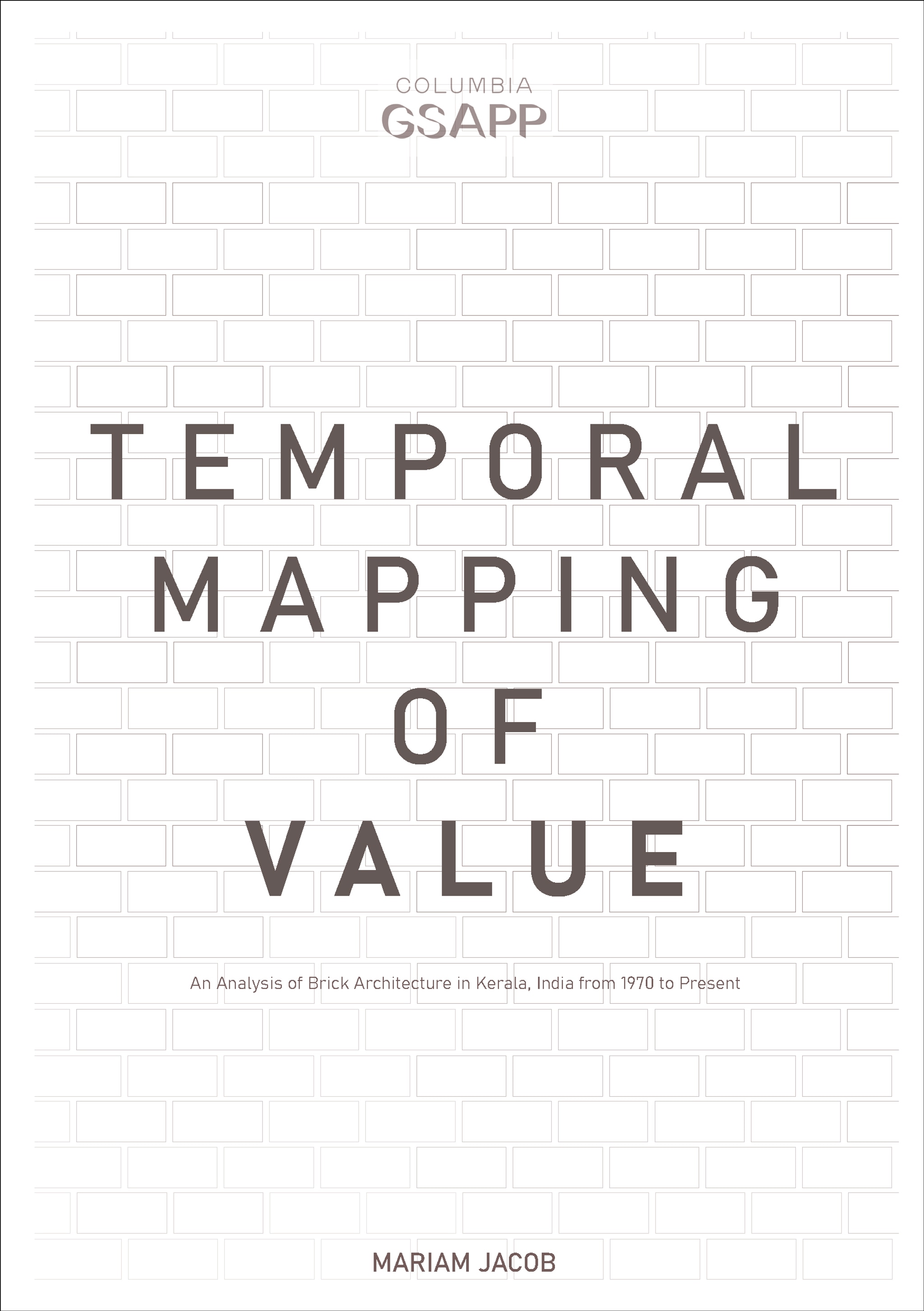 Student Work - Columbia GSAPP