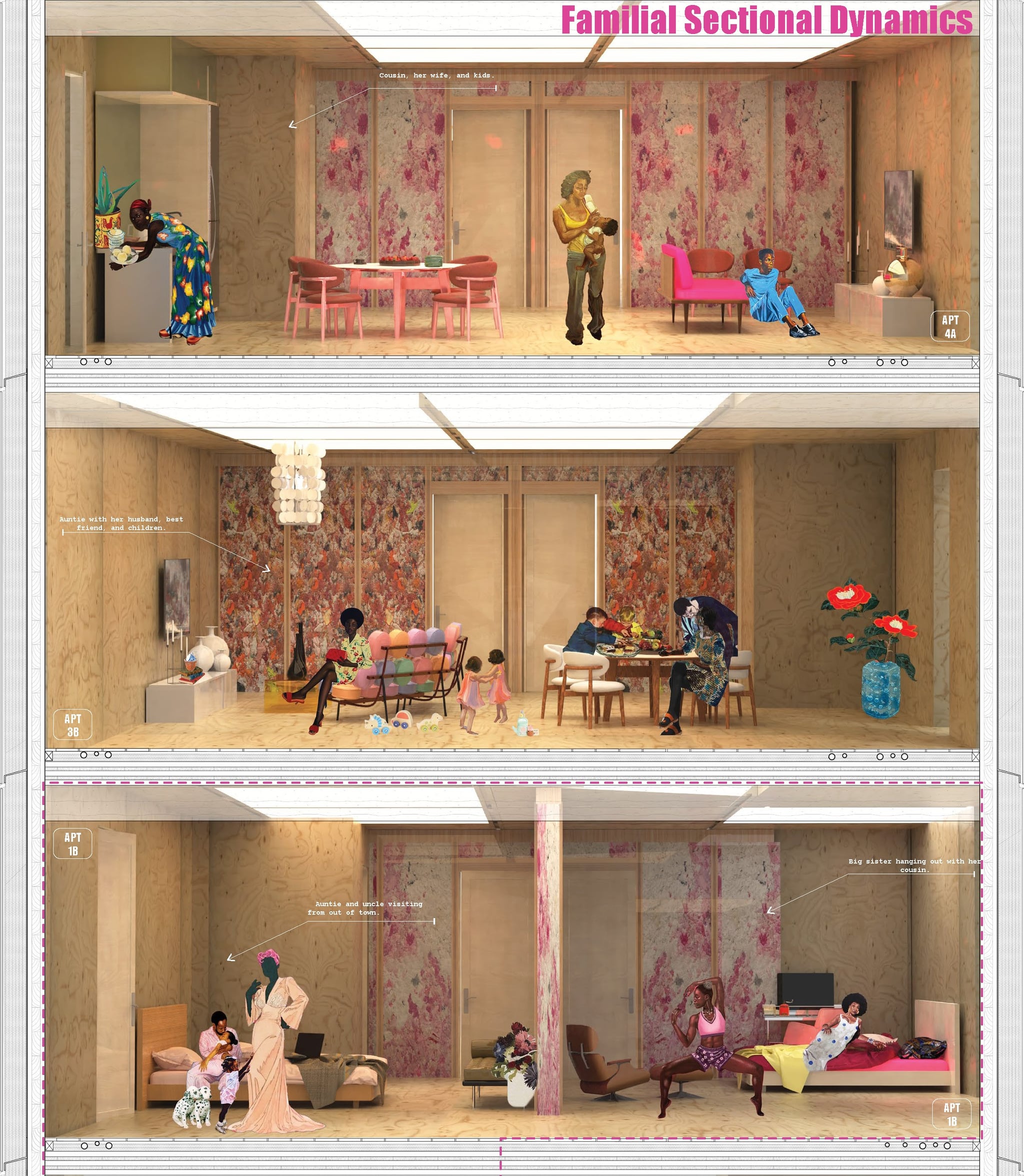 "PARTY WALL"- Familial Dynamics - Columbia GSAPP