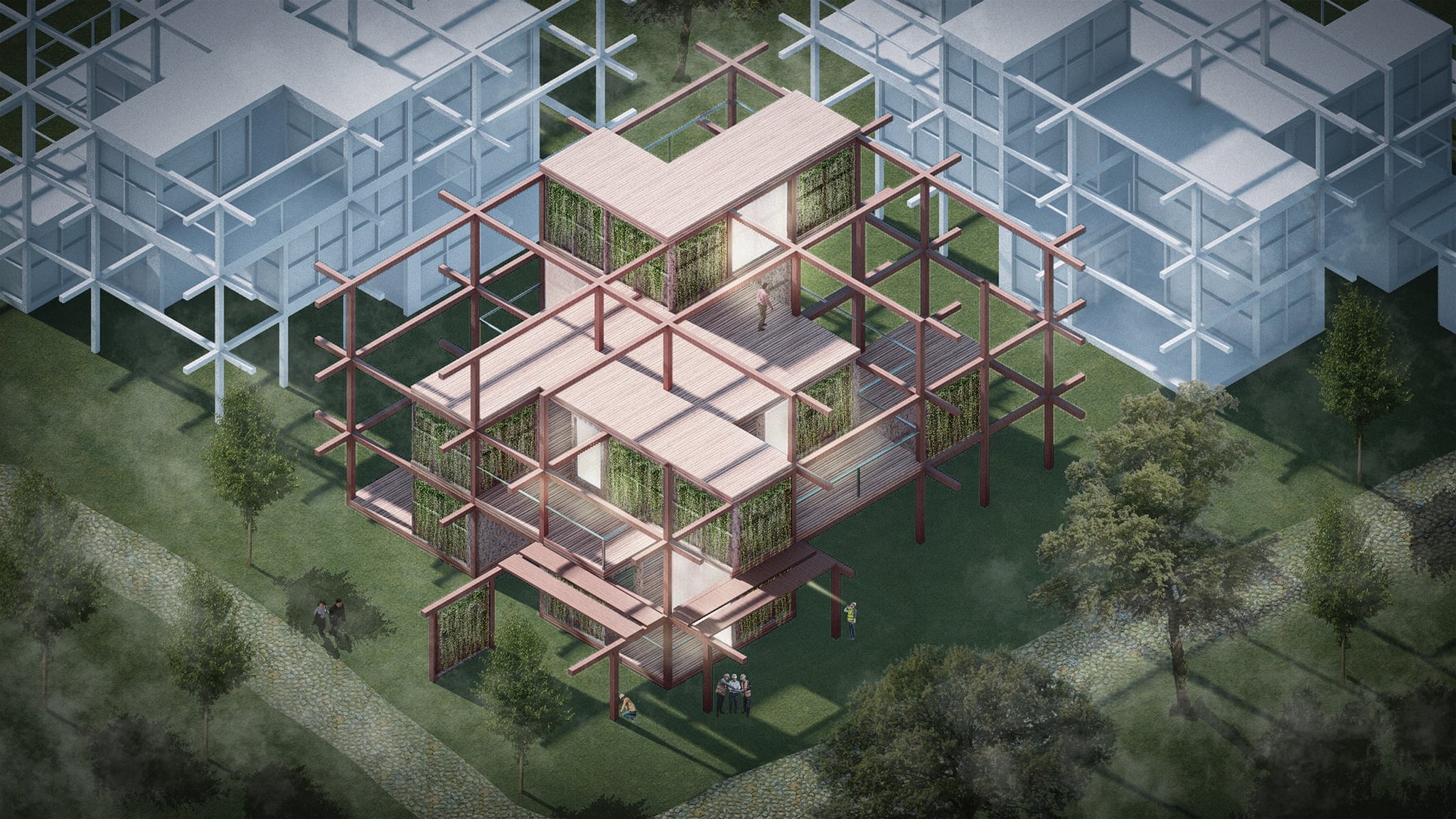 Earth-Based Green Wall - Columbia GSAPP