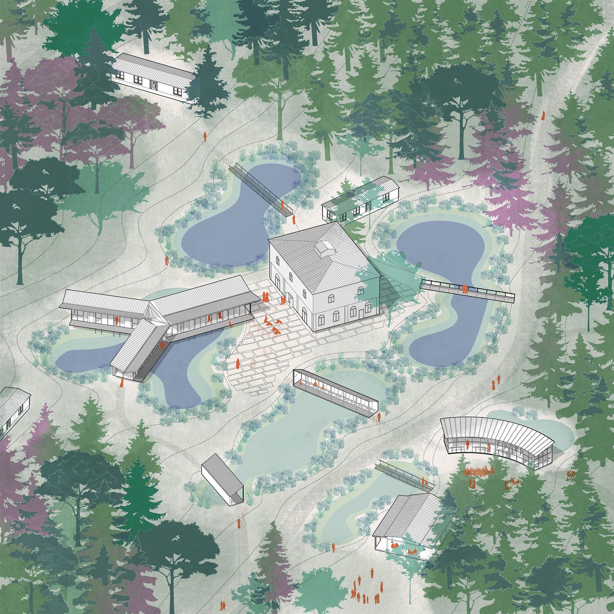 Wayfaring and Home-coming, The Trailscape around Islamberg - Columbia GSAPP