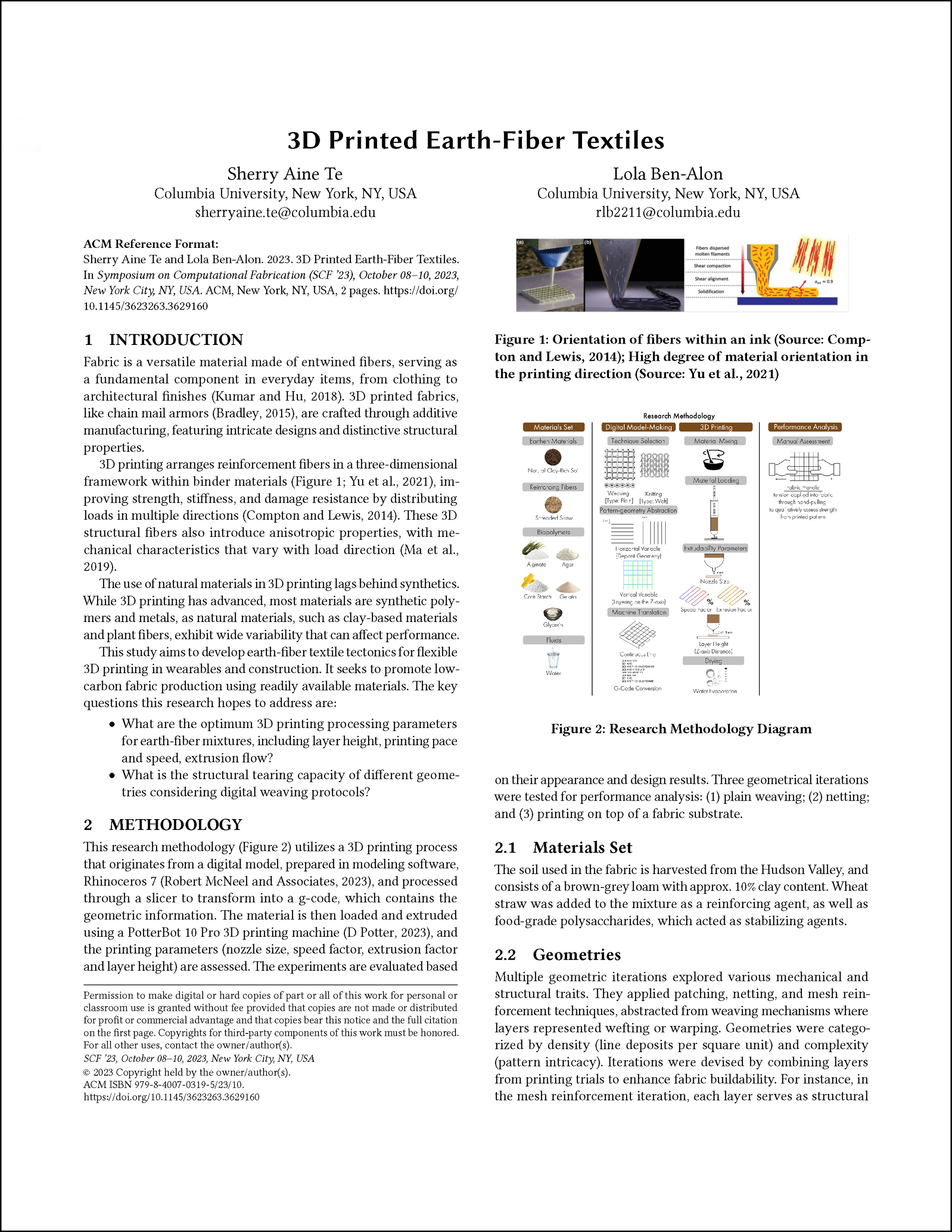 3d Printed Textiles - Columbia GSAPP